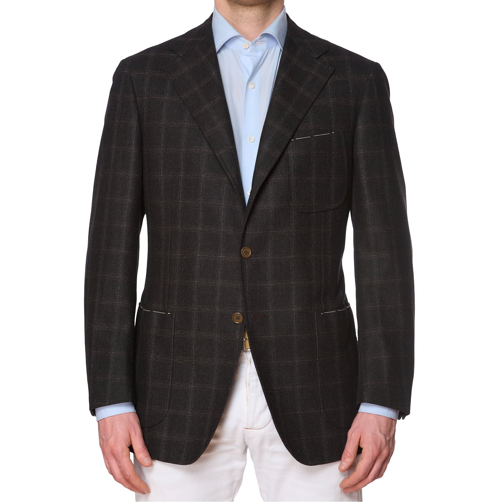 SARTORIA PARTENOPEA for VANNUCCI Handmade Wool Jacket EU 52 NEW US 42