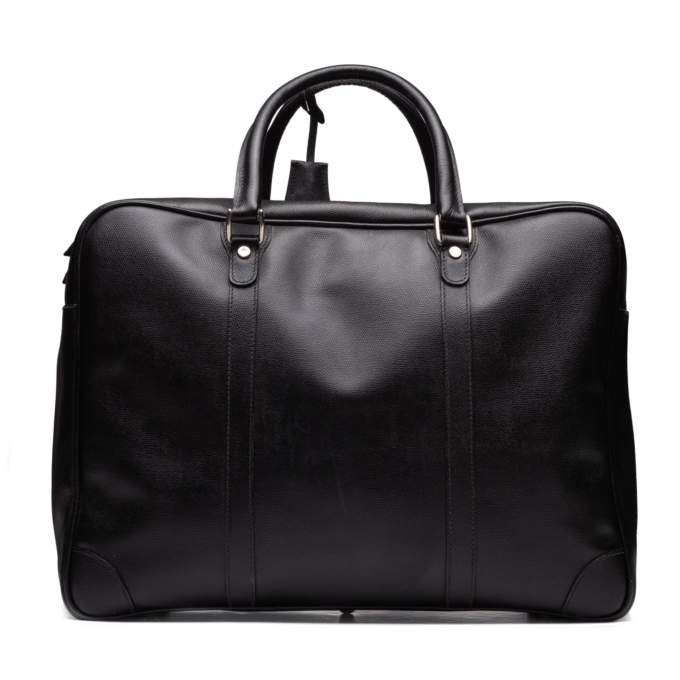 Ultra Rare GOYARD Paris Handmade Black Leather Carry-On Travel Cabin B